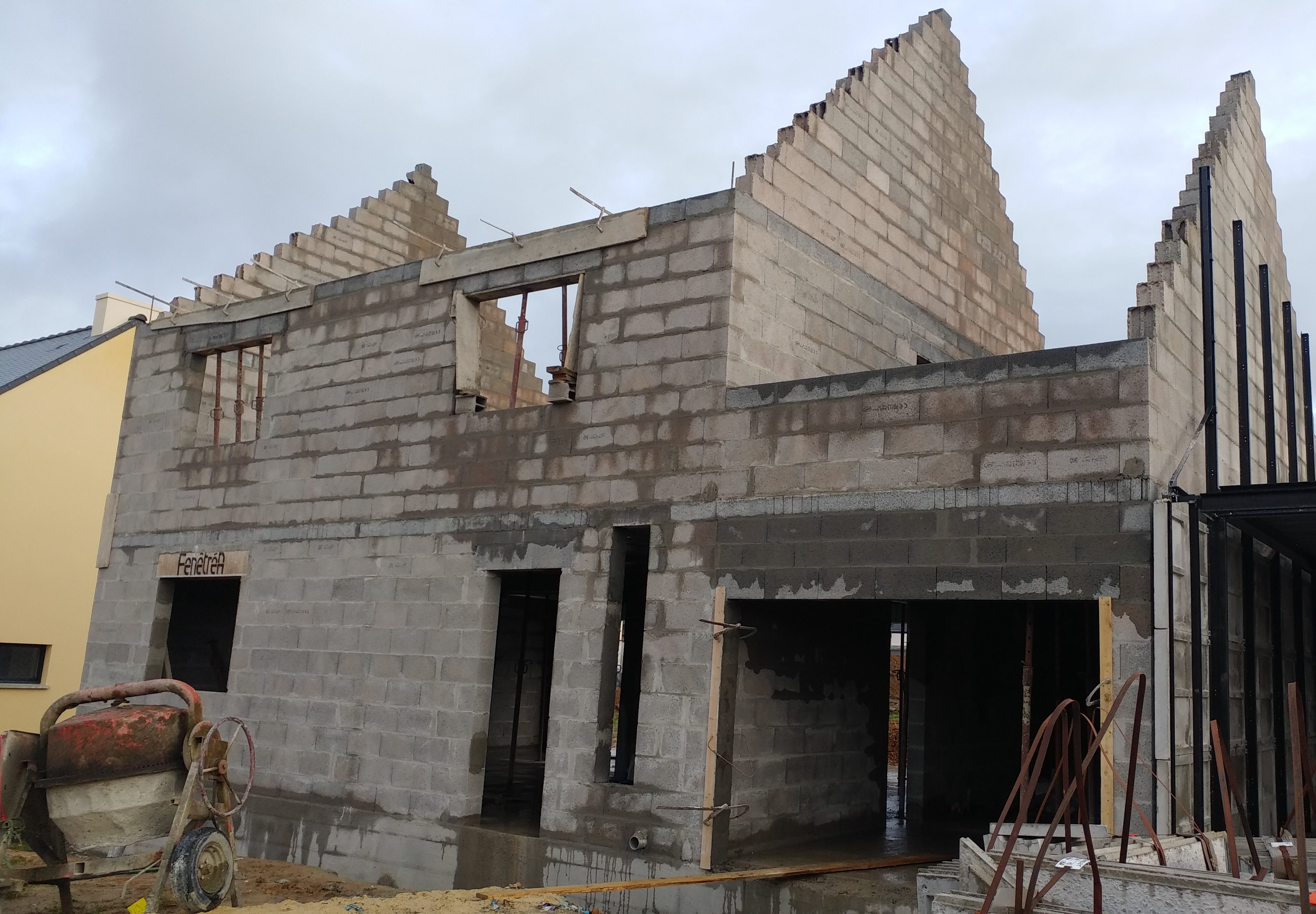 La maçonnerie, la structure de la maison - Construction Bretagne